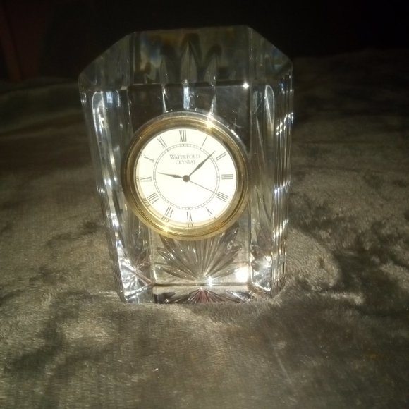 Waterford | Accents | Waterford Crystal Desk Clock | Poshmark